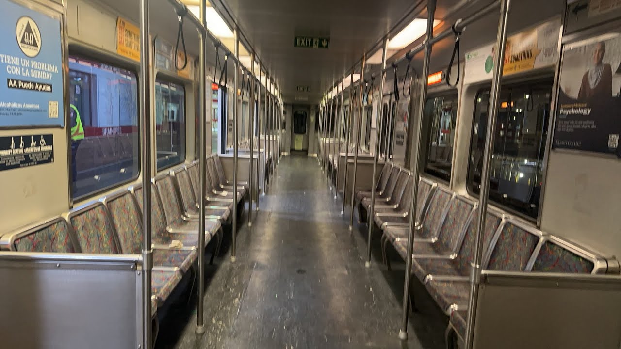 Red Line Breaks down (Red Line Ride) MBTA - YouTube