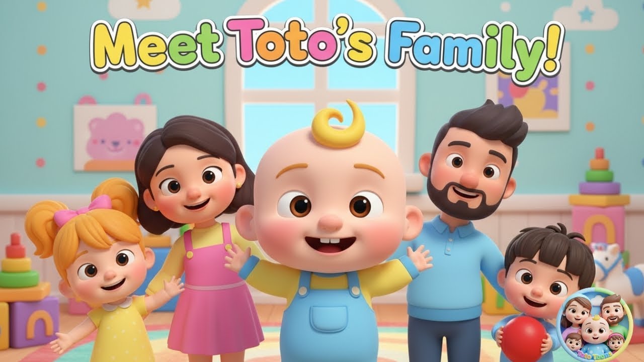 Toto Toons – Meet Toto & Family | Cute 3D Kids Cartoon | Nursery Rhyme ...