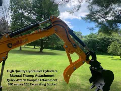 Wild-Cat Mini Excavator new updates for 2022-2023 WC-011 Models