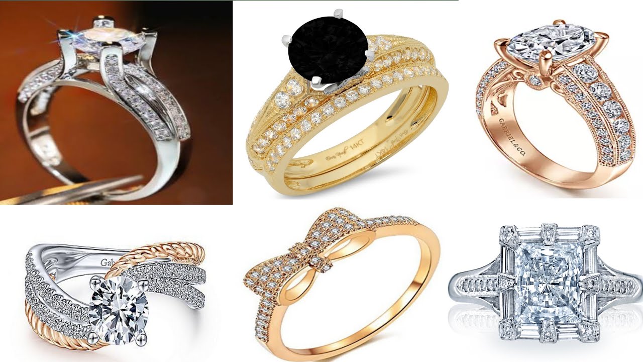 Rings Beautiful Designs// Rings collection for girls - YouTube