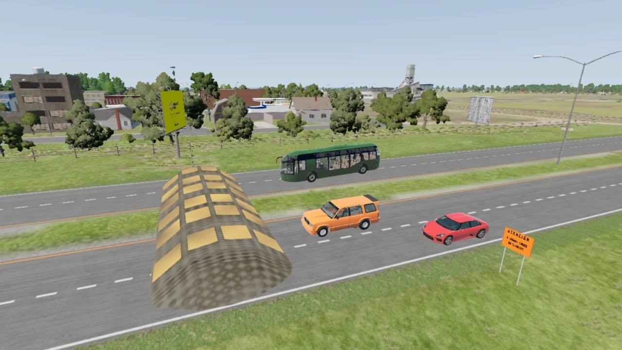 Massive Speed Bumps vs Cars Crash || Amezing video - BeamNG.drive - YouTube