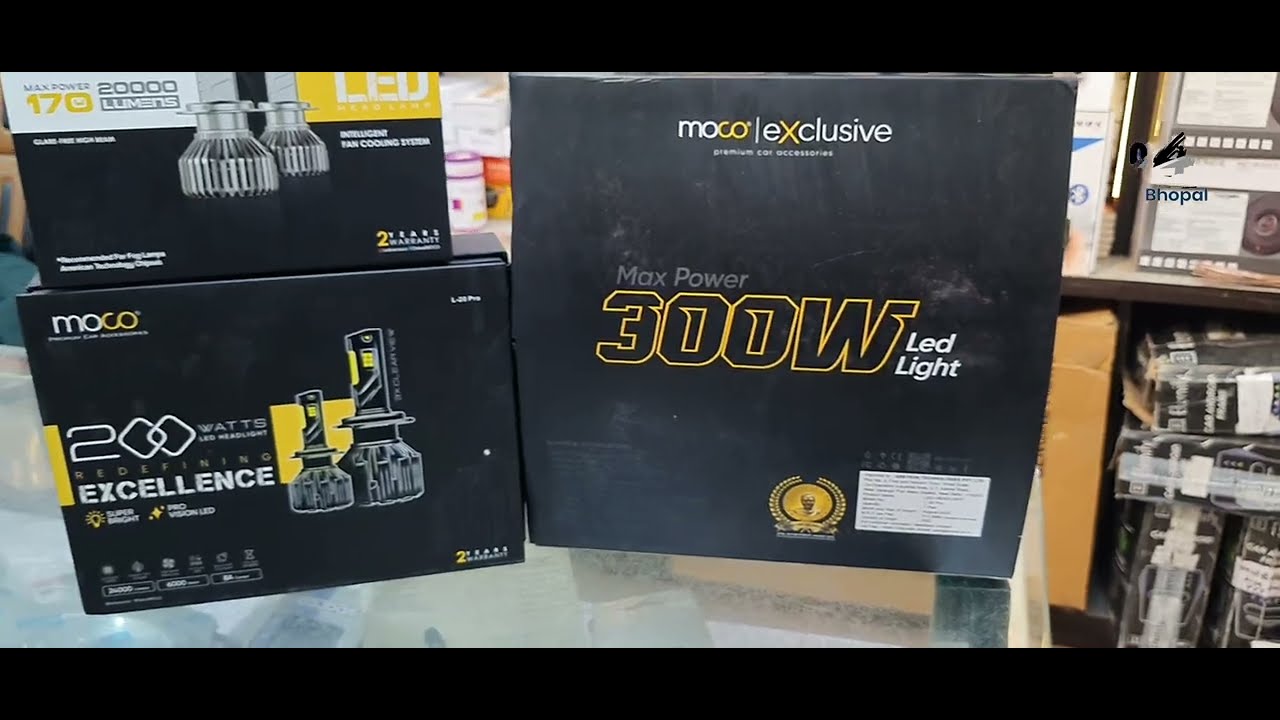 2025 new moco LED headlight bulb 170 200 240 300 watt genuine watt - YouTube