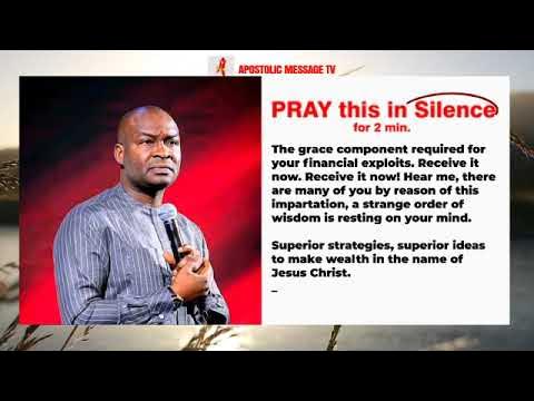 Powerful anointed prayer by apostle Joshua Selman || The grace required for your financial ...