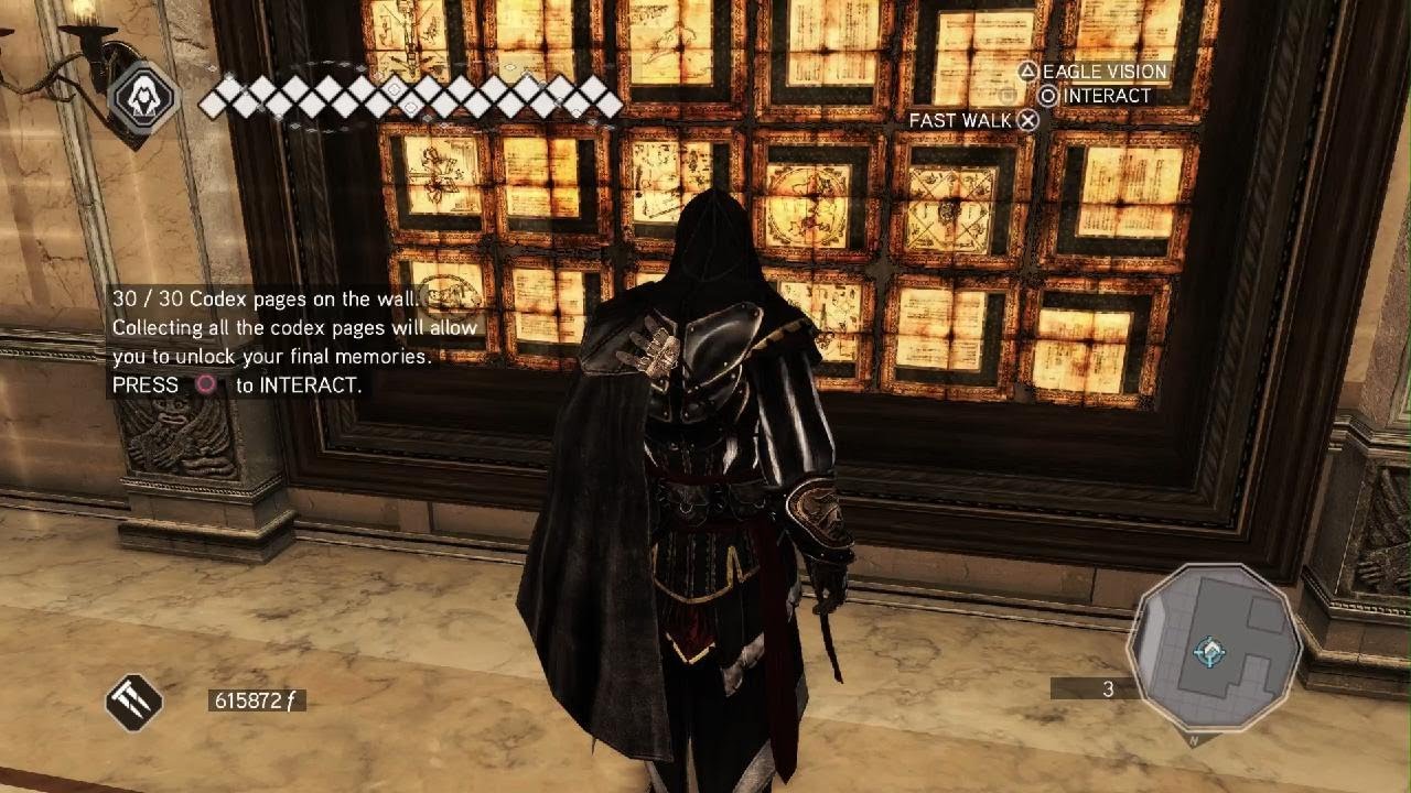 Assassin's 2 Codex Wall Puzzle - YouTube
