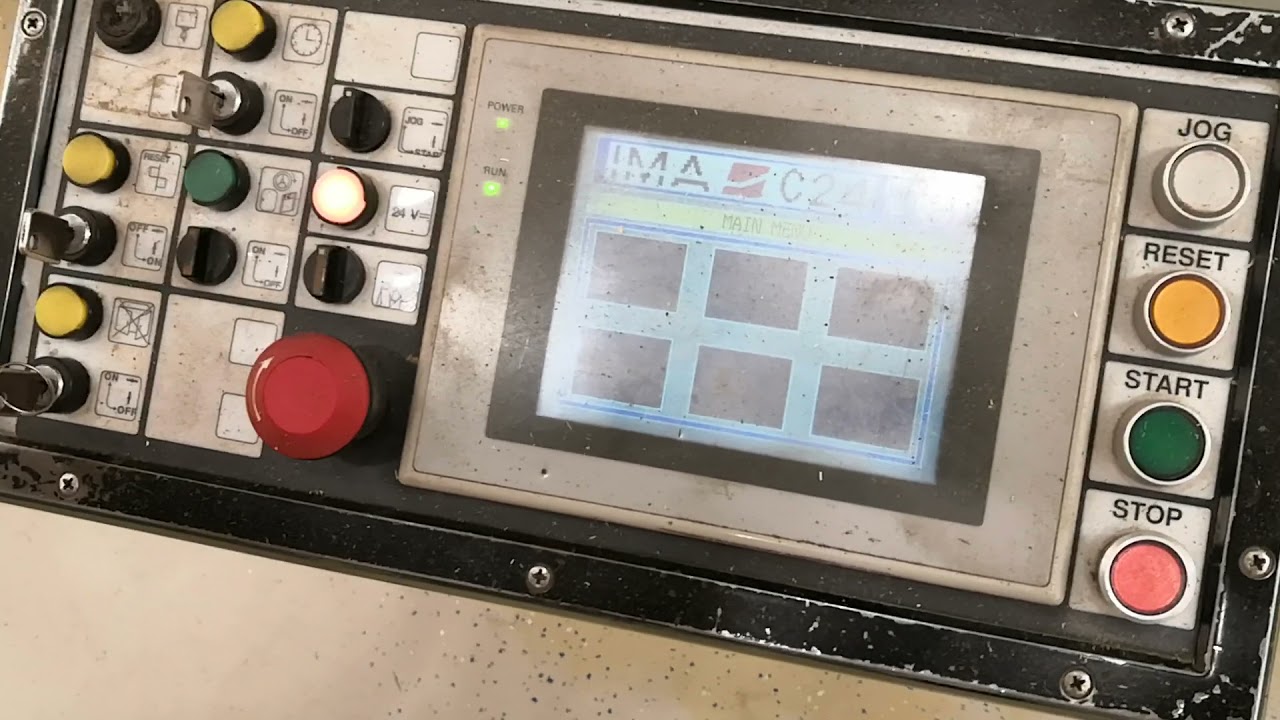 IMA C24 Tea / Coffee bag machine 4 - YouTube