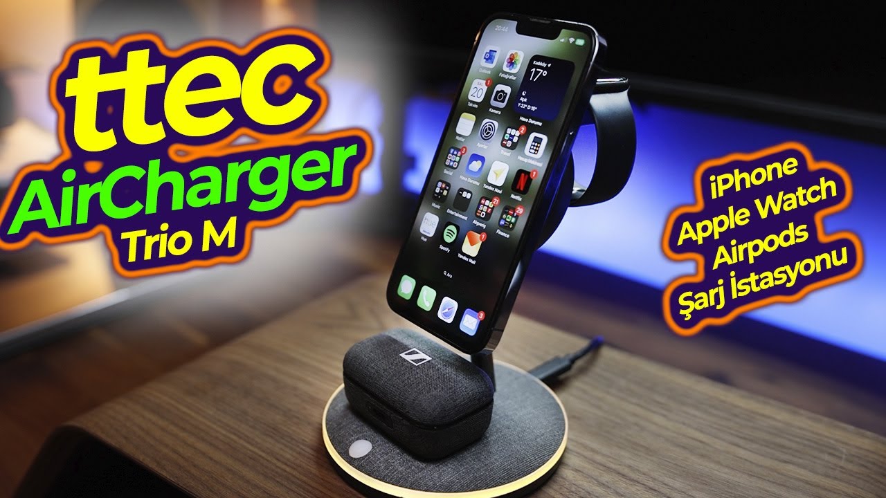 Aynı Anda Şarj - iPhone - Apple Watch - AirPods - ttec Aircharger Trio ...