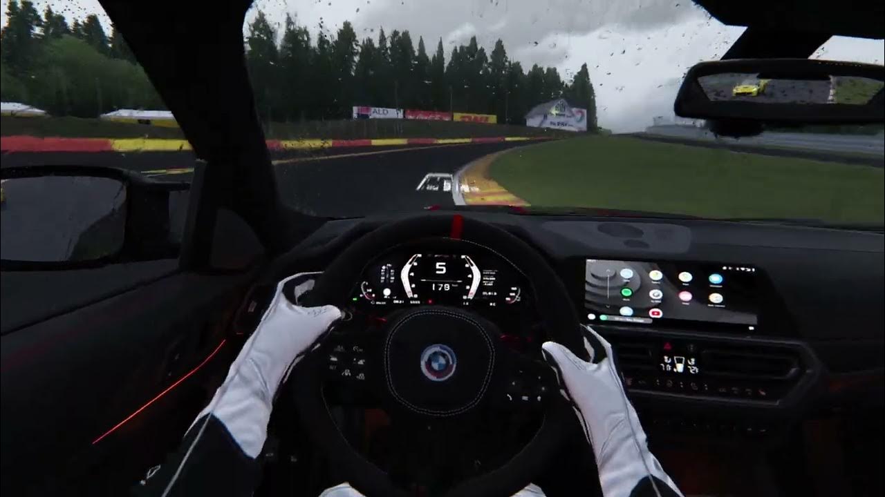Assetto Corsa - BMW M4 CSL (G82) 2023 | Spa | Drizzle | Cockpit View | PC - YouTube