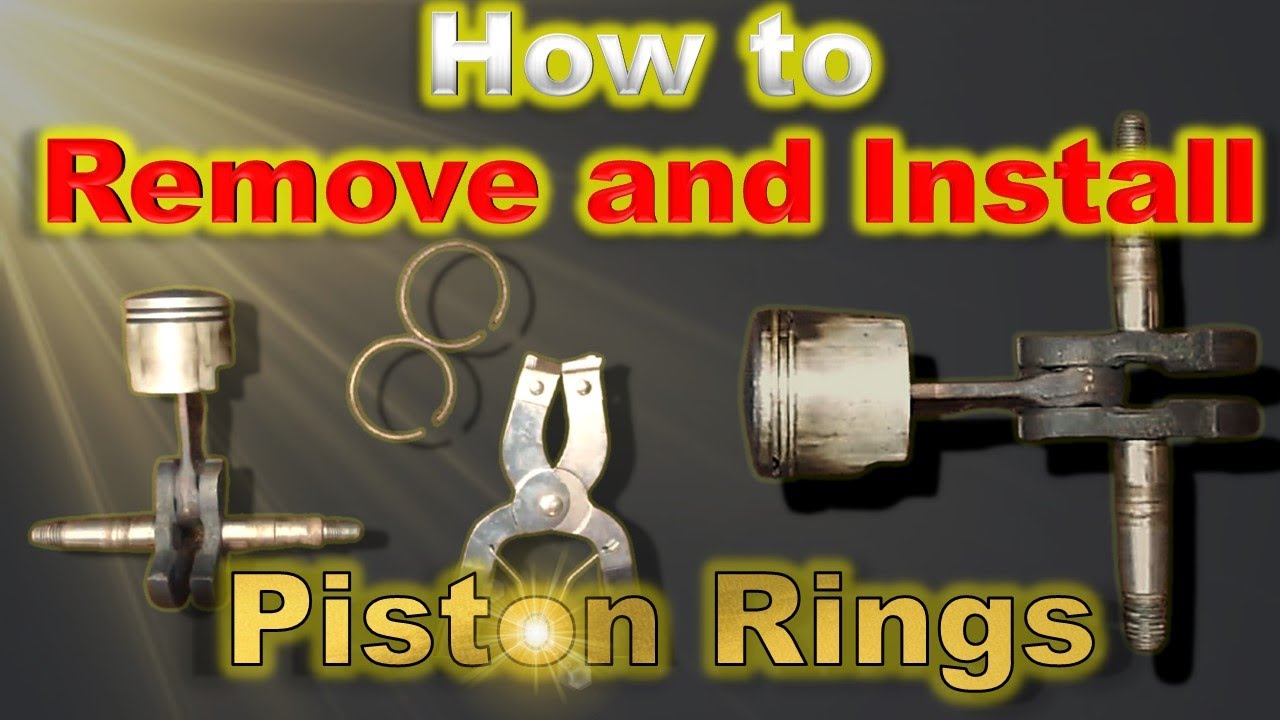 Easy way to remove and install piston rings. ถอดประกอบแหวนลูกสูบวิธีไหน ...