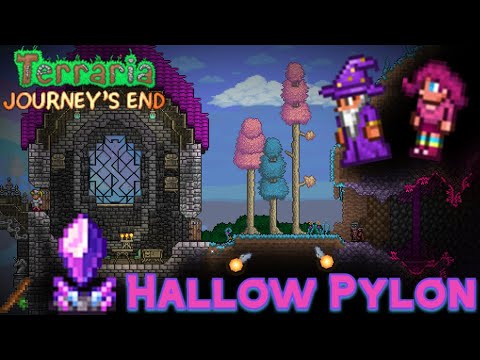 Build Time-lapse #16: The Hallow Pylon | Terraria Journey's End - YouTube