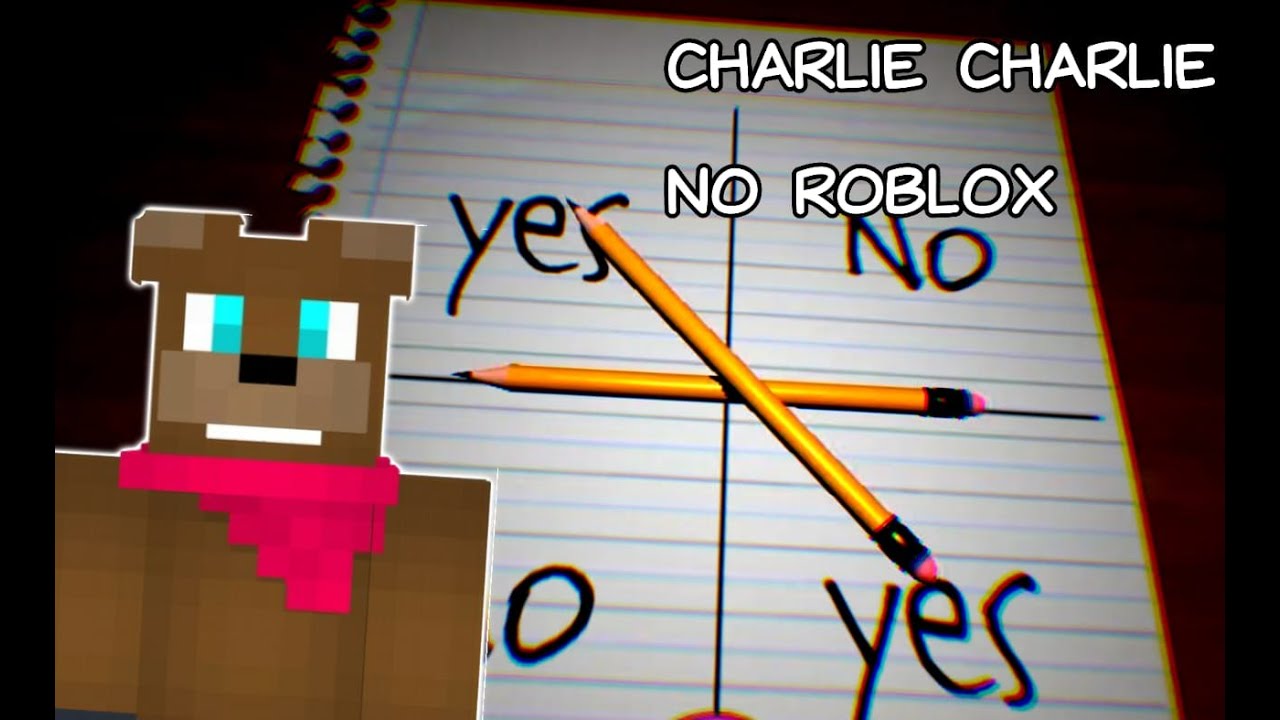 JOGANDO CHARLIE CHARLIE NO ROBLOX (video novo finalmente ;-;) - YouTube