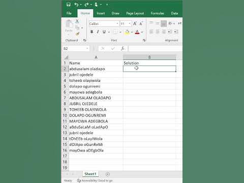 Excel Shortcuts: How to Change the Case of a Cell in 3 Ways #excel # ...