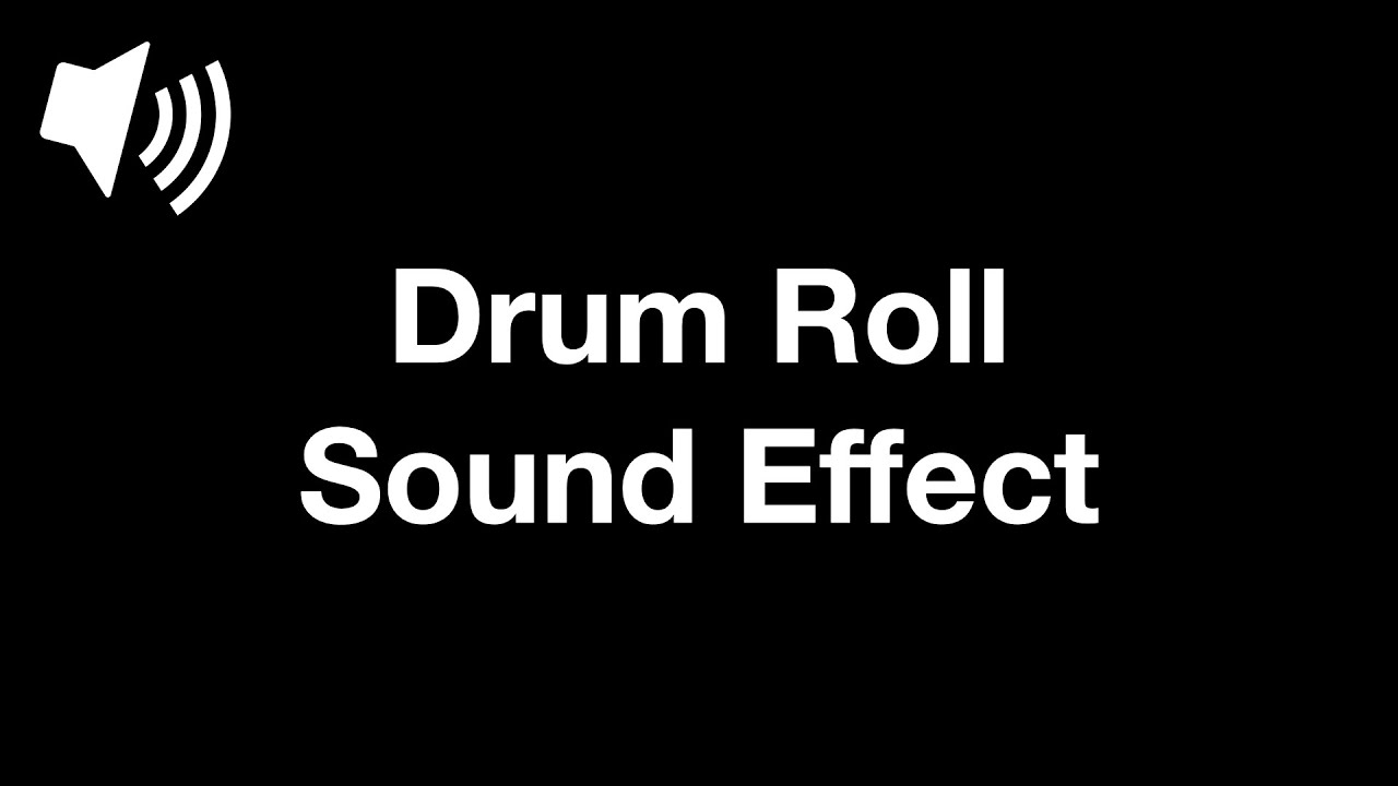 Drum Roll - Sound Effect [4K] - YouTube