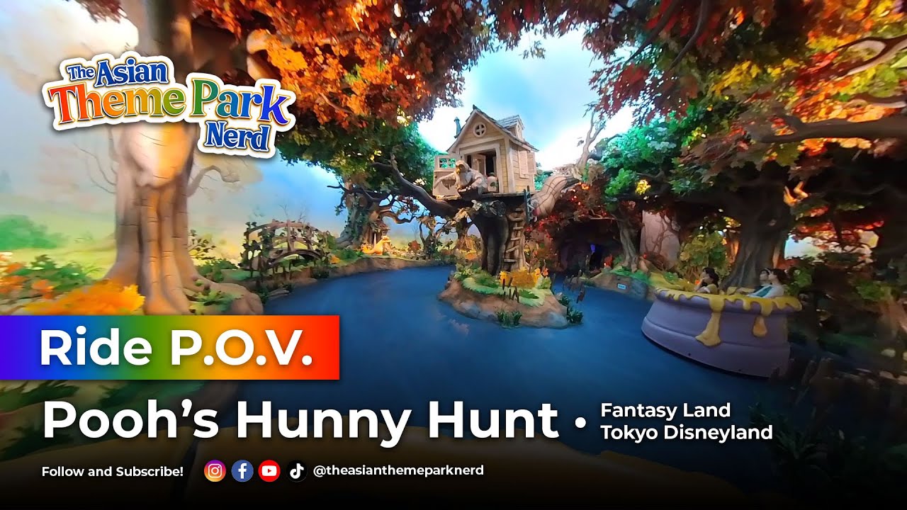 Poohs Hunny Hunt On Ride Pov Tokyo Disneyland Youtube