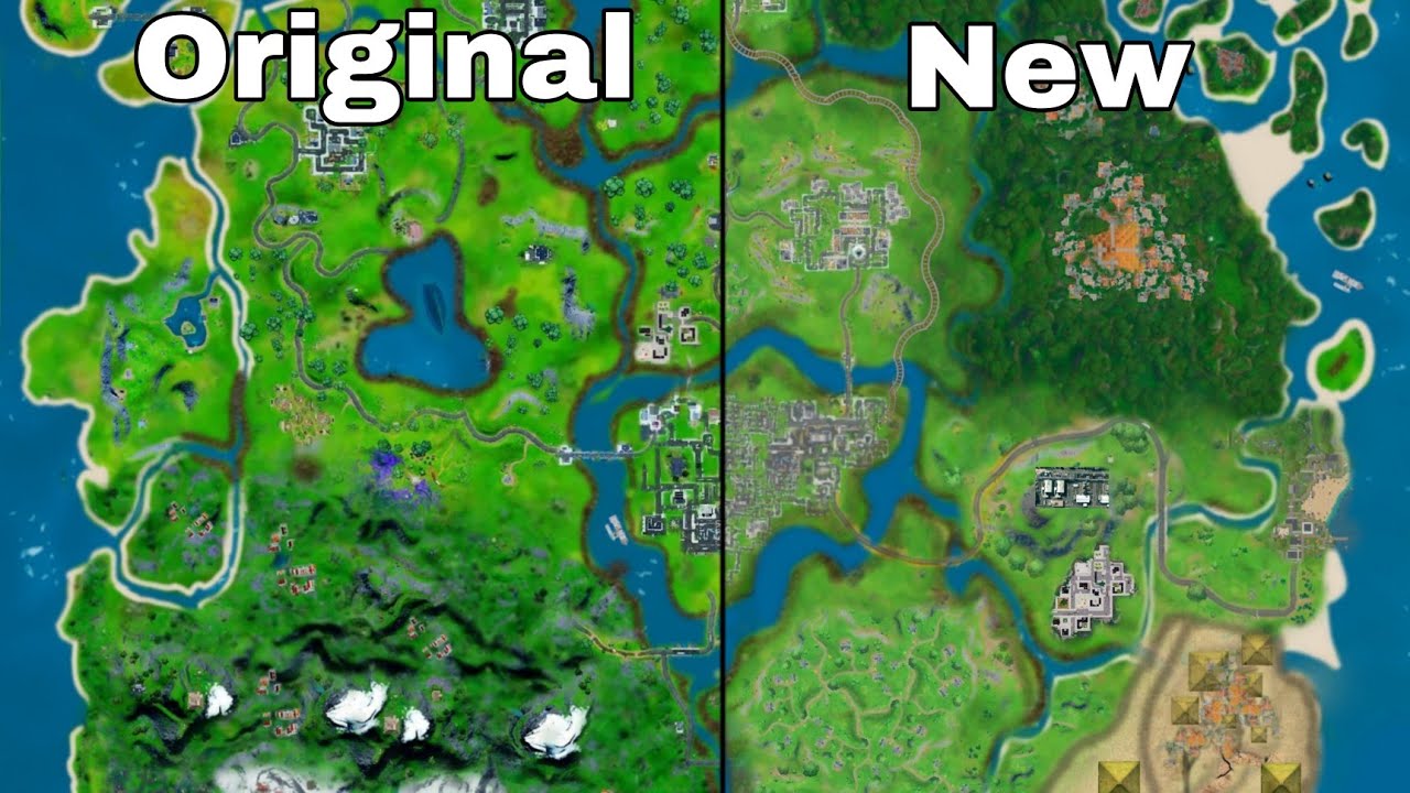 Fortnite Chapter 3 Map Concept Progress Evolution - YouTube