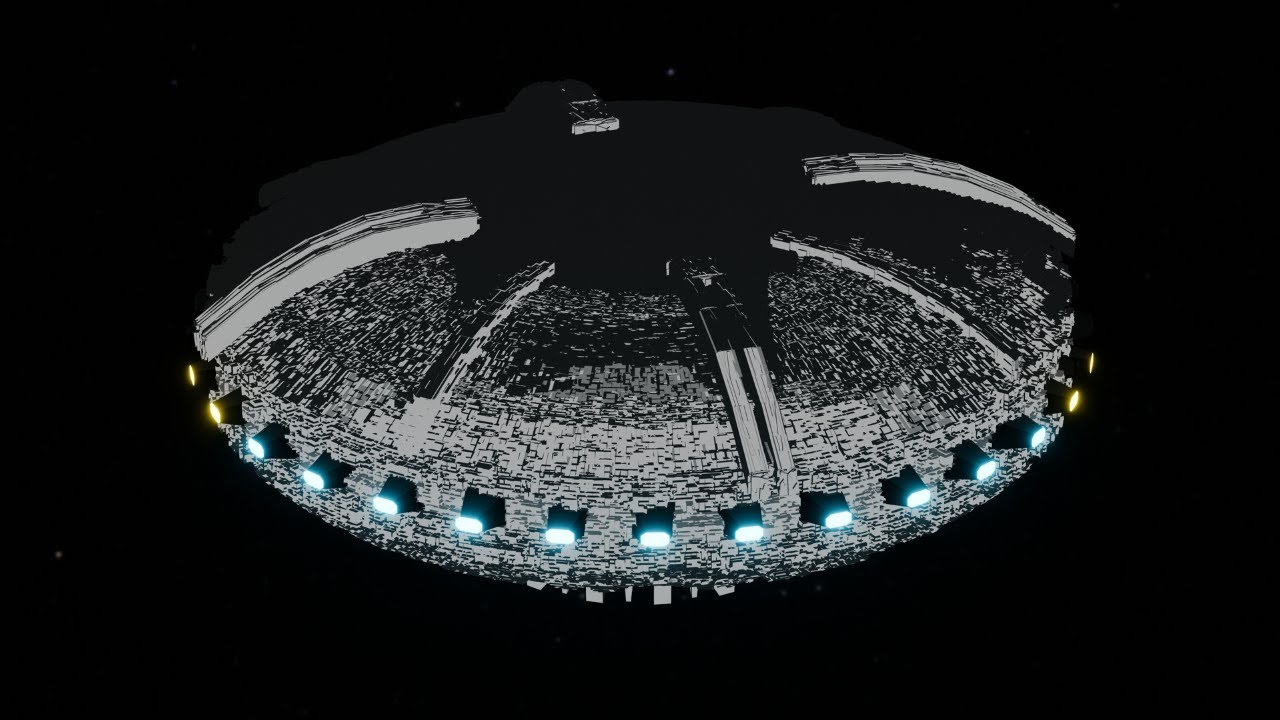 Blender Sci-Fi Spaceship Walkthrough: Hard Surface & Geometry Nodes ...
