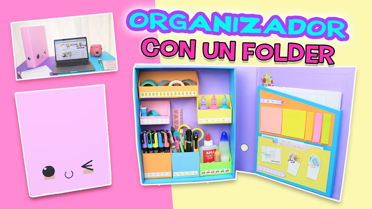 ORGANIZADOR de Escritorio con Folder o Archivador - Fácil Organizador ...