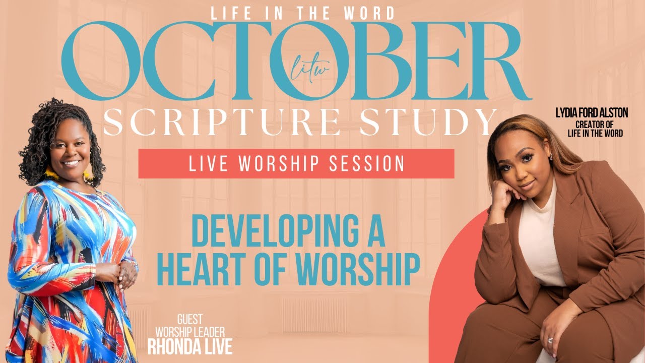 Life in the Word - Live Worship Session featuring Rhonda Live - YouTube