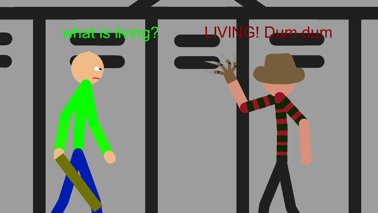 Freddy Krueger Vs Baldi :/ - YouTube