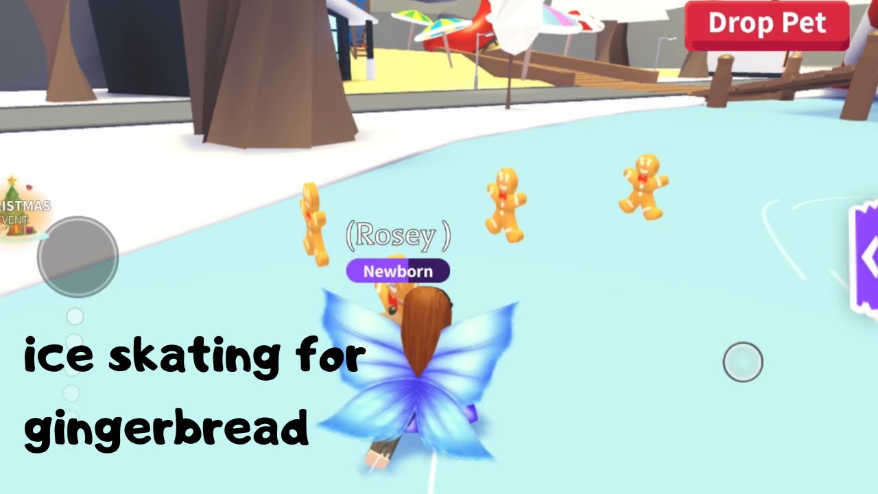 A.P.’s first Video in Roblox-Christmas Adopt me pets ice skating - YouTube