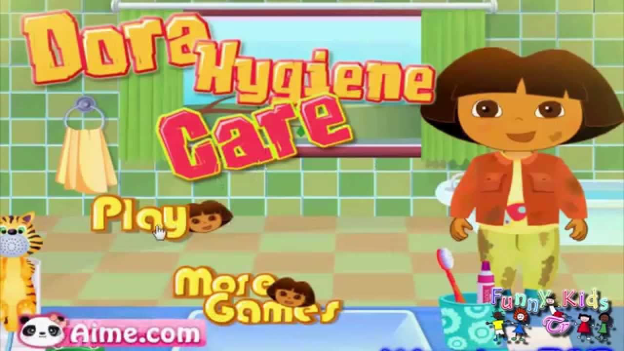 Dora The Explorer Baby Dora Hygiene Care - Full Episodes Dora Game ...