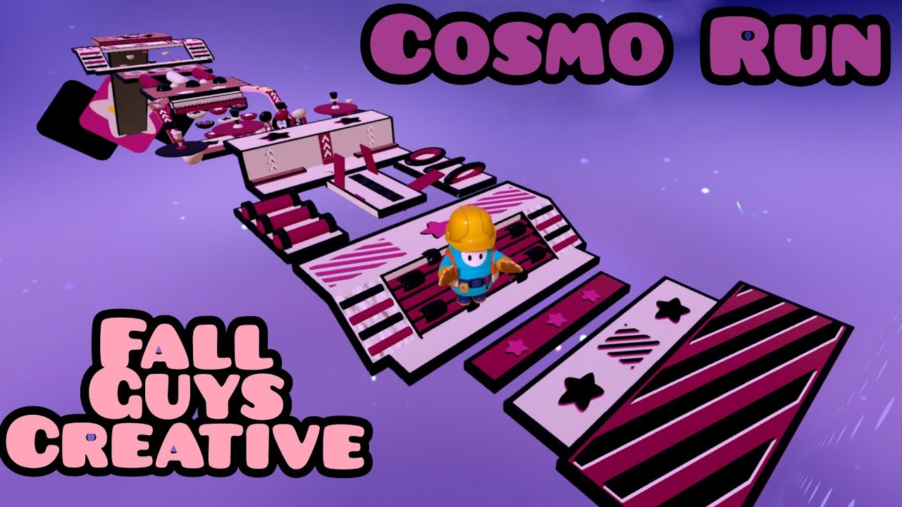 Cosmo Run. creative map 5581-9924-6427 Fall Guys #fun #star #videogame ...