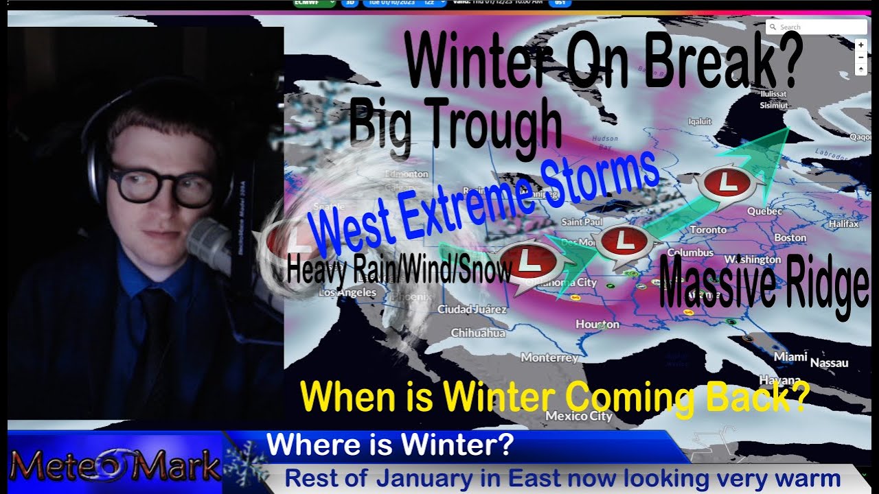 Is Winter Done Across the East as Big Mega Furnace Ridge Builds ...