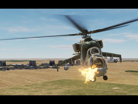 DCS: Mi24 Petrovich gunner control and weapons - YouTube