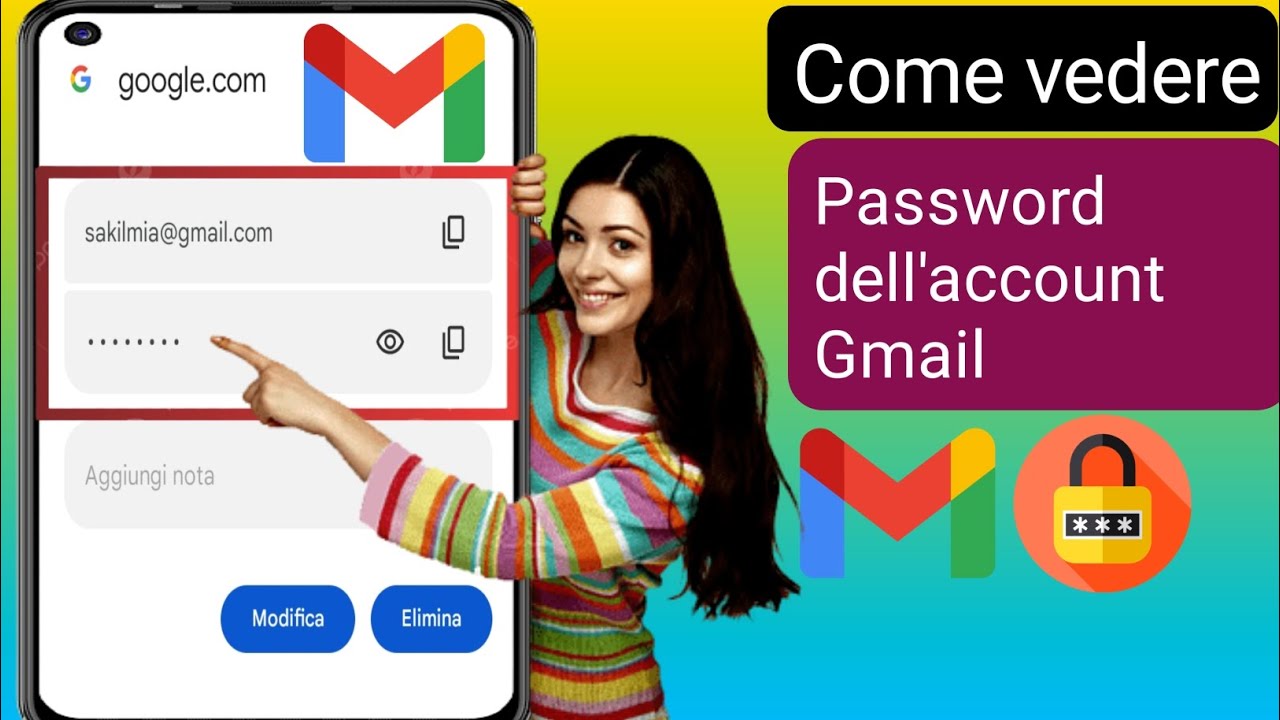 Come vedere la password dell'ID Gmail dal cellulare | vedere la password Gmail nell'account ...