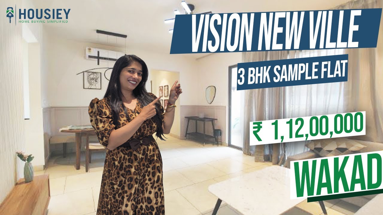 Vision New Ville Wakad | 3 BHK Sample Flat Tour | Siddhivinayak Group ...