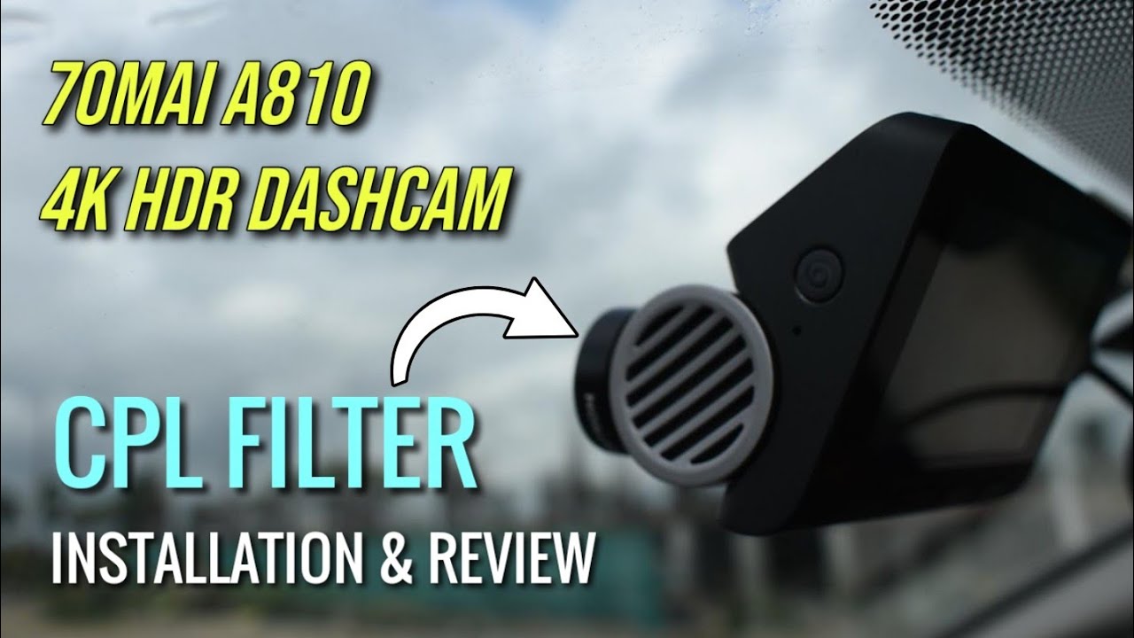70mai A810 4K Dashcam CPL Filter | Quick Unpacking & Sample Videos | Gizmobeep - YouTube