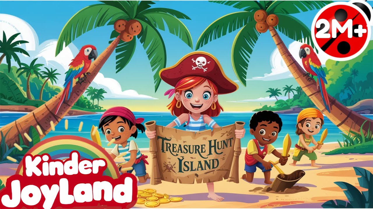 Treasure Hunt Island | Pirate Song for Kids | Adventure Nursery Rhyme ...