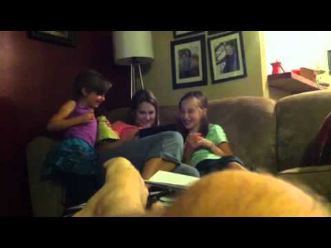 Girls laughing at funny Pinterest pics - YouTube