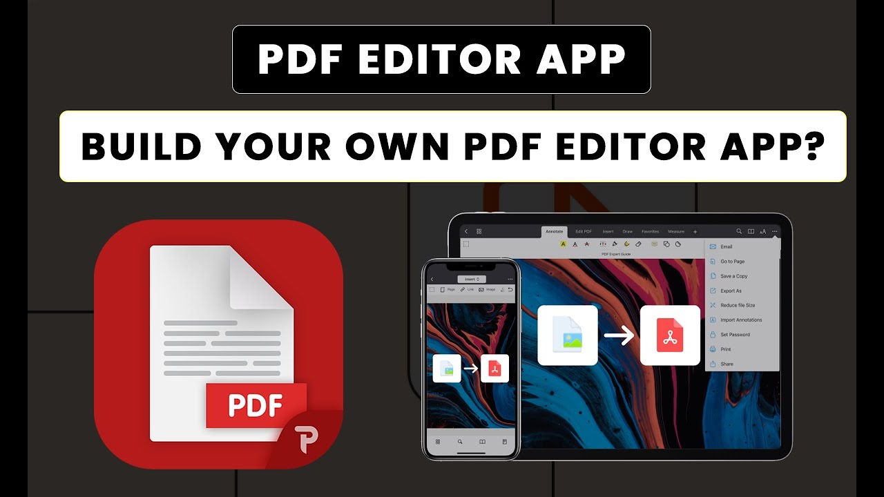 PDF Editor App | Build your own PDF Editor App? - YouTube