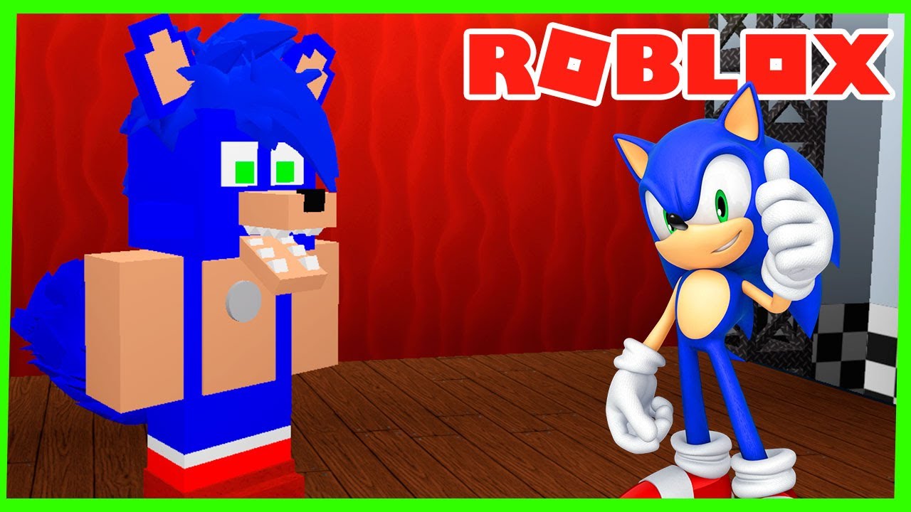 SONIC ANIMATRONIC no ROBLOX Animatronic World - YouTube