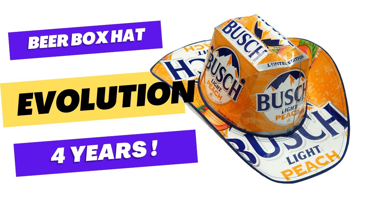 Beer Box Cowboy Hat Evolution - YouTube