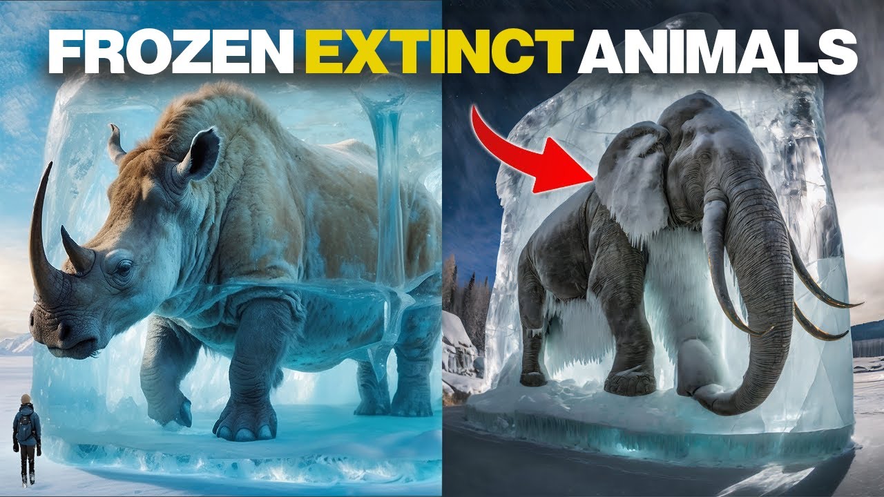 7 Frozen Extinct Animals of the ICE AGE - YouTube