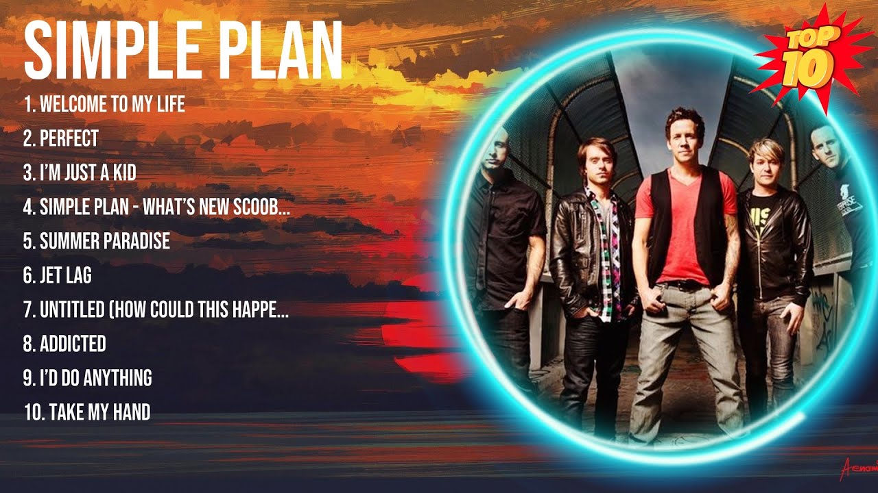 Simple Plan Greatest Hits ~ Top 10 Best Songs To Listen in 2023 & 2024 ...