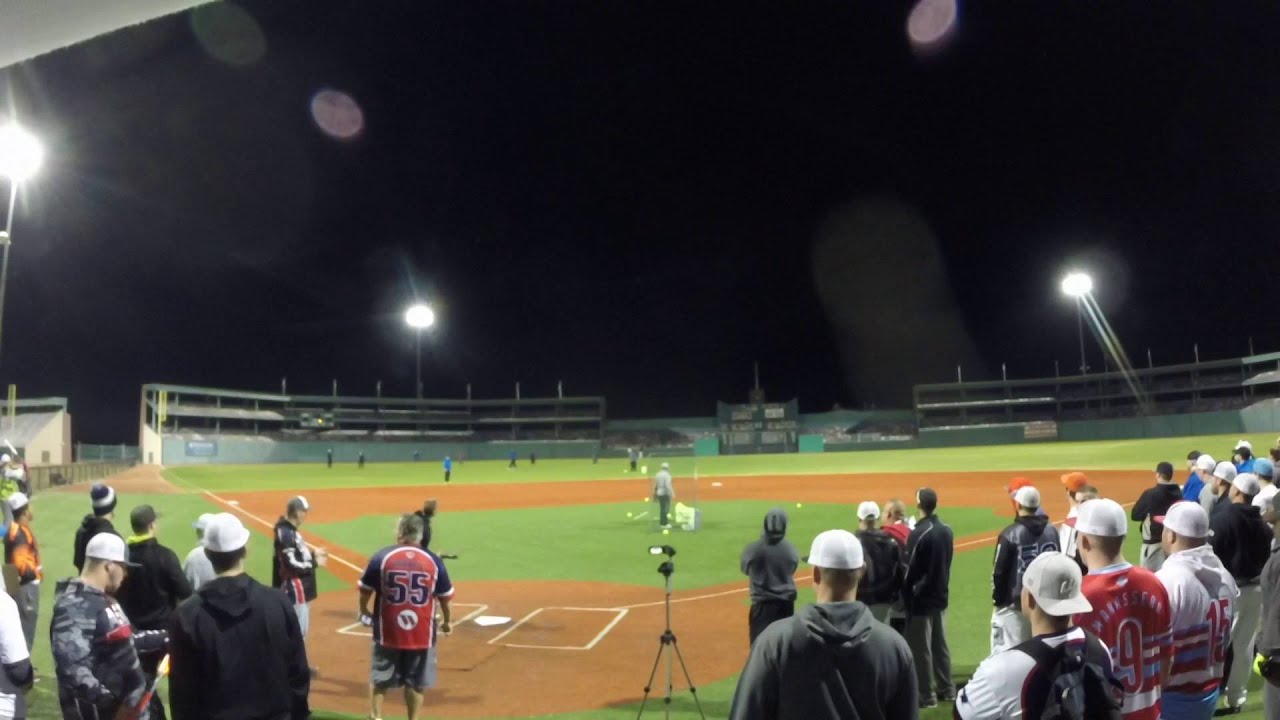 HR Derby BLD Mansfield Right behind the hitters 1st group - YouTube
