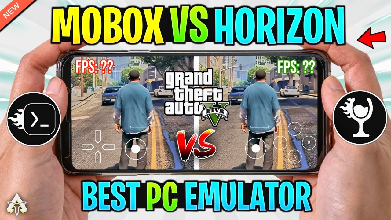 🔥 MOBOX Emulator Vs HORIZON Emulator Gameplay Comparison! Best Windows ...