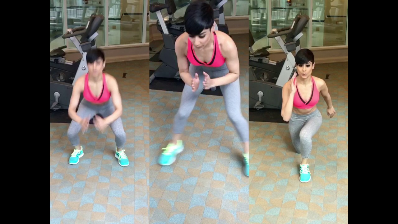 Jump Squats + Modified Jacks + Scissor Jumps - YouTube