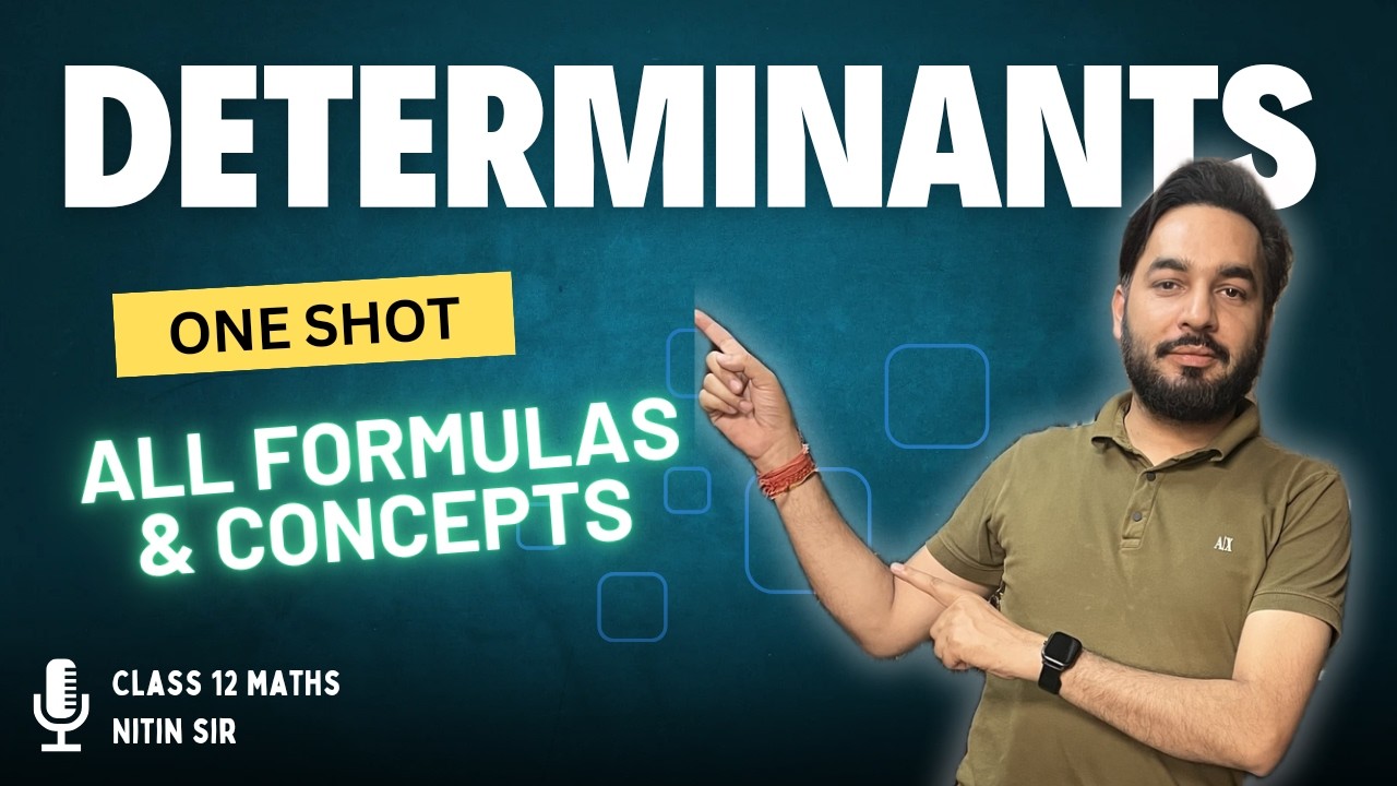 Determinants Chapter 4 All Concepts & Formulas Class 12 Maths | NCERT ...