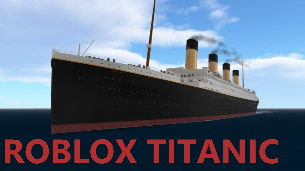 Trying to Survive The sinking of The Titanic | Roblox Titanic - YouTube