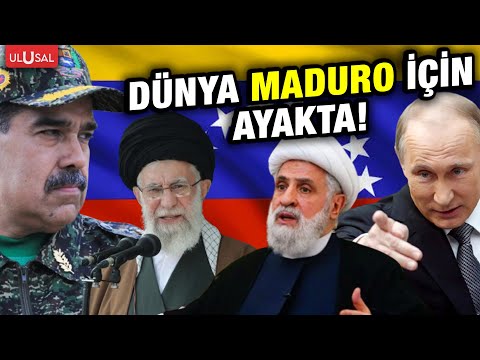 Rusya İran Hamas Hizbullah Kolombiya ve nicesi Venezuela lideri Maduro için ayakta! ABD'ye tepki!