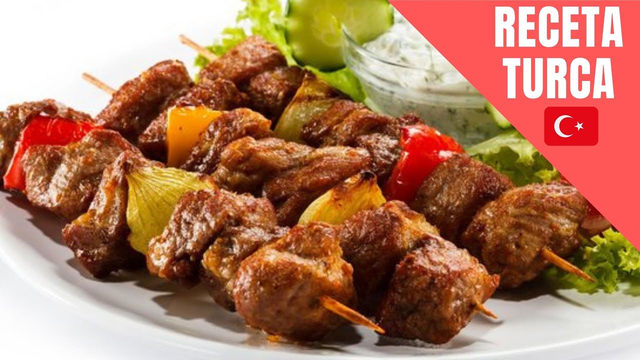 RECETA TURCA:Brochetas de carne de res(SIS KEBAP) Receta #91 | COMIDA ...