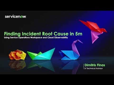 RCA with ServiceNow Cloud Observability in 5min - YouTube