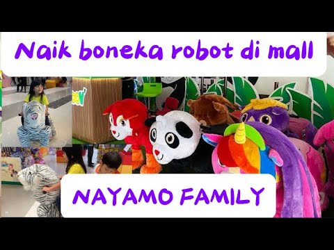 Naik Boneka Robot Singa di Mall - Anak-anak Happy #boneka #robot #doll ...