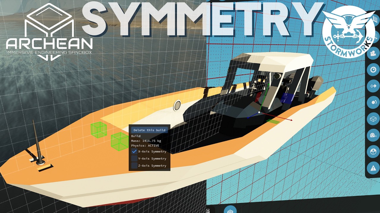 Stormworks Mirror Tool Vs Archean Mirror Tool - YouTube