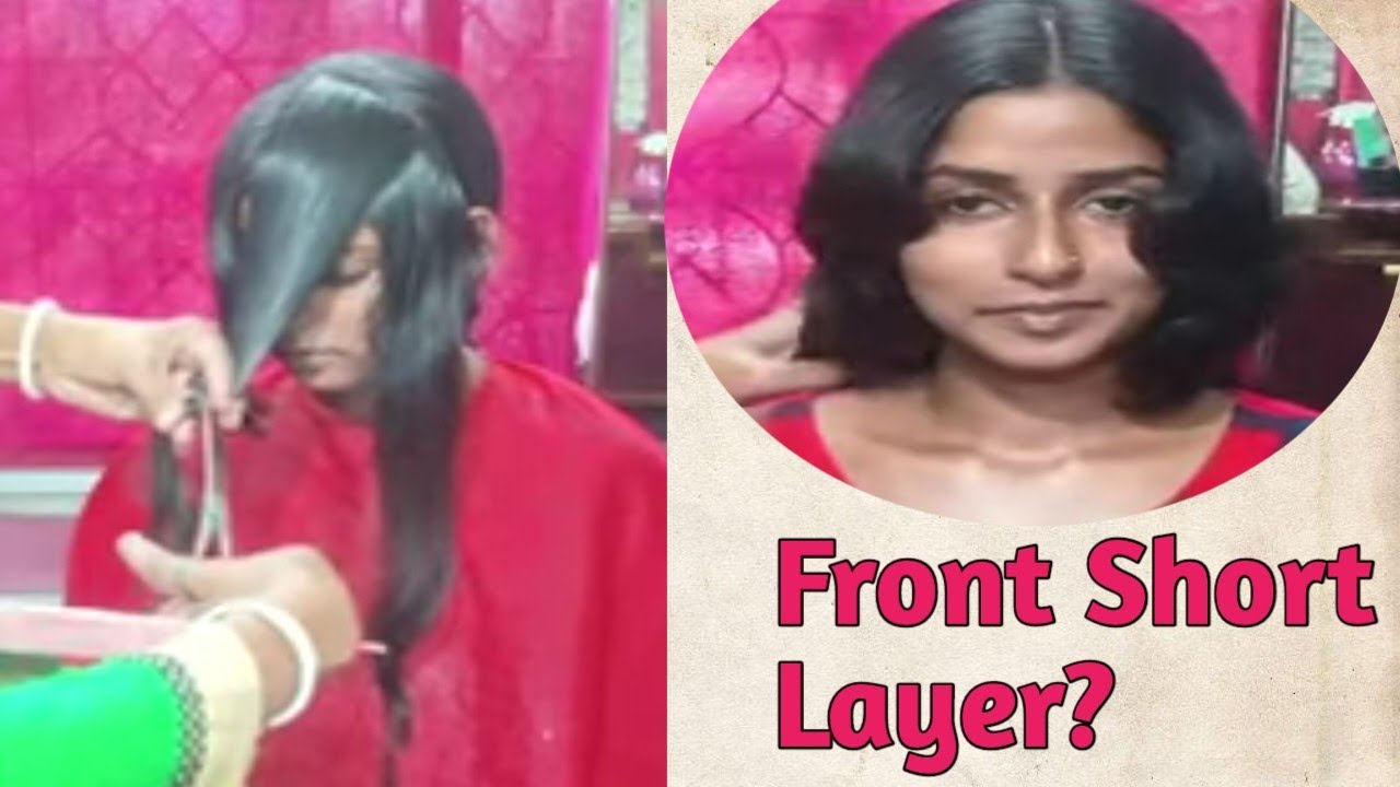 Short Front Layer Tutorial || Girls Hair Cut ‎!! Fronts Logs ...