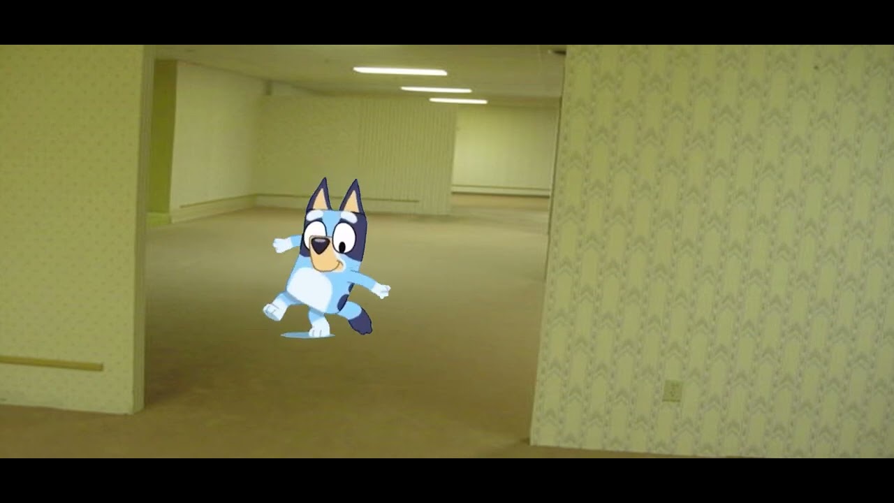 Bluey in the backrooms! - YouTube