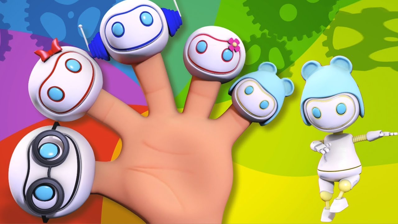 Робот палец семья | детские песни | дошкольная музыка | Nursery Rhymes ...